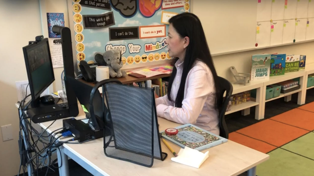 Teaching from a distance: ‘they have to learn to be patient’ - School ...