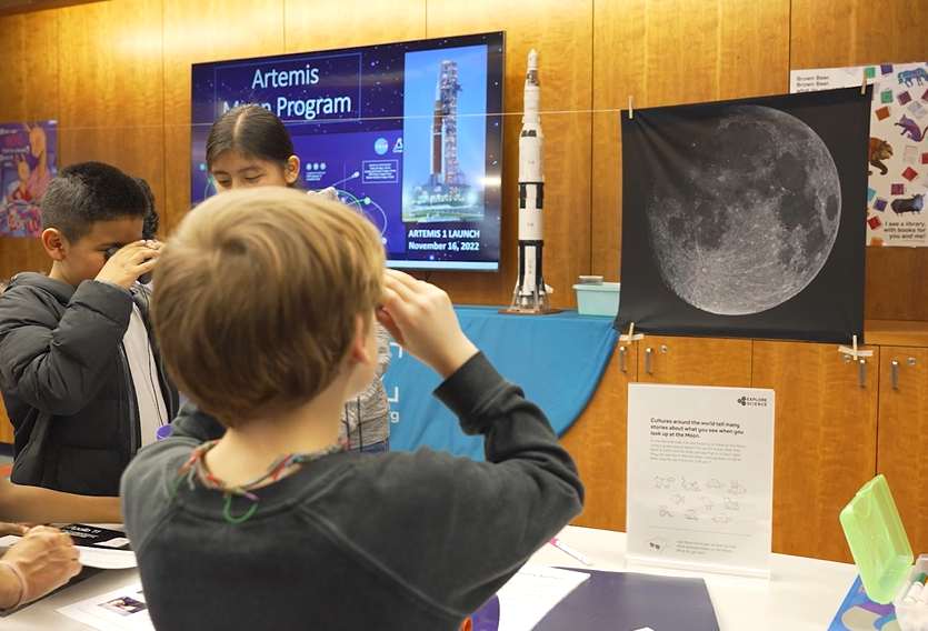 Library learning includes space, the eclipse and all things ...