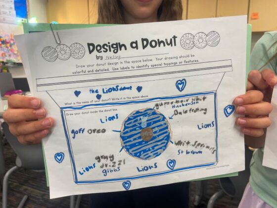 Donut designs brought to life, inspired by essays - School News Network ...